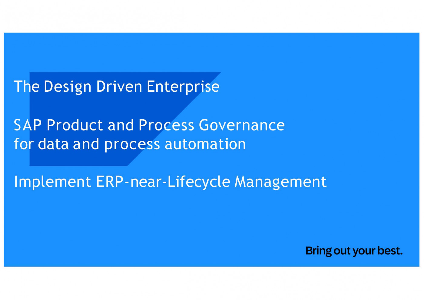 SAP Product and Process Governance for data and process automation ...